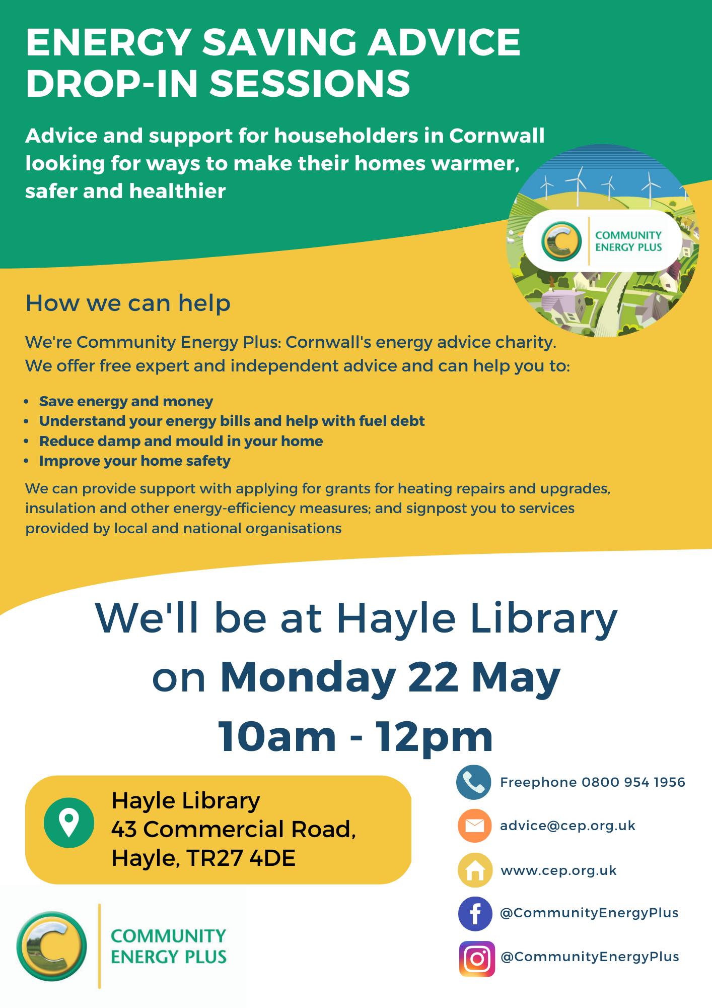Hayle Library Drop-In Session | Hayle Town Council