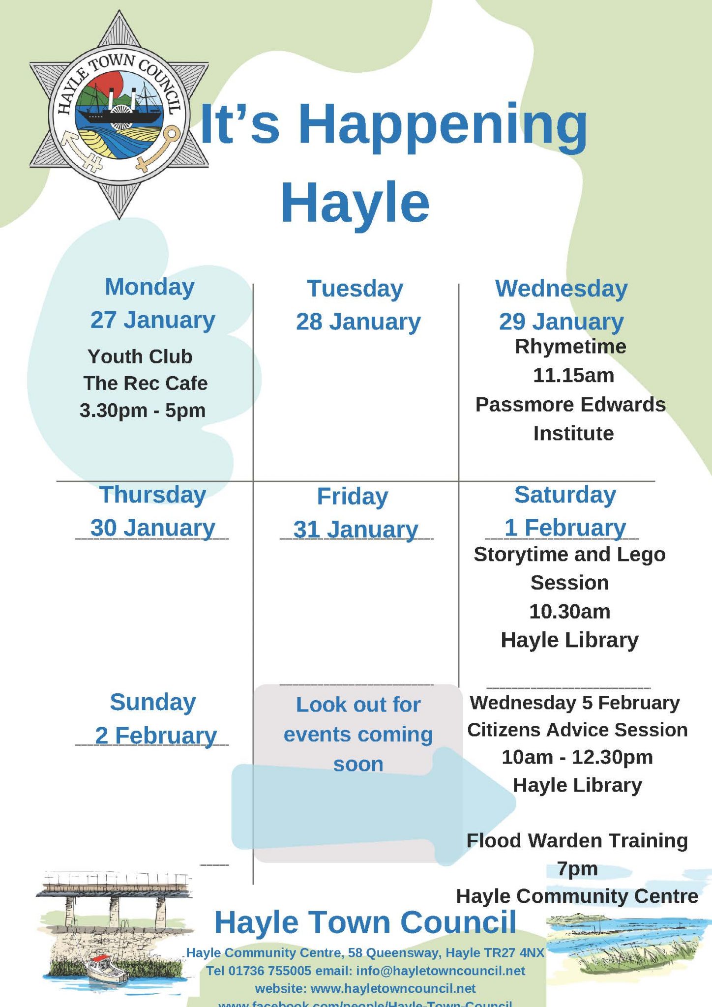It’s Happening Hayle 27 January - 2 February 2025 | Hayle Town Council