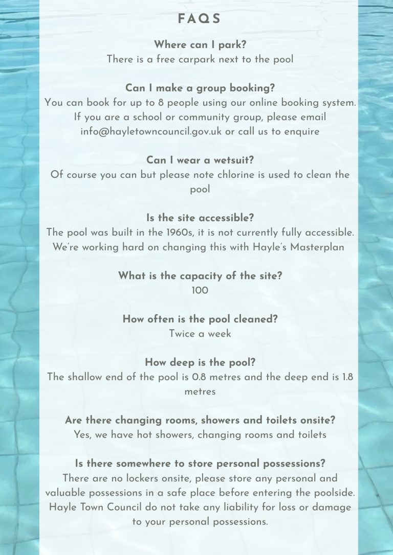 Swimming Pool | Hayle Town Council